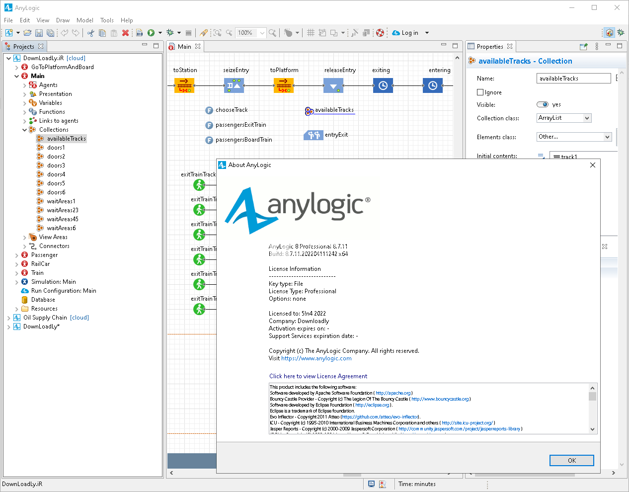 AnyLogic Pro8.7破解版|AnyLogic Professional 8.7.11真完美激活-闪电软件园