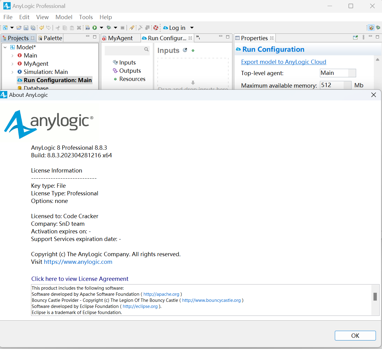 AnyLogic Pro8.8破解版|AnyLogic Professional 8.8.3真完美激活-闪电软件园