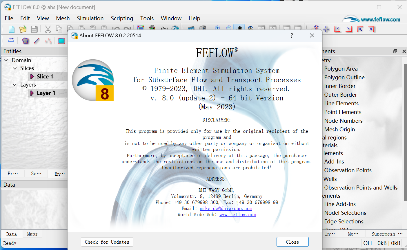 DHI FEFLOW破解版|DHI FEFLOW 2023 v8.0激活版 含全部插件-闪电软件园