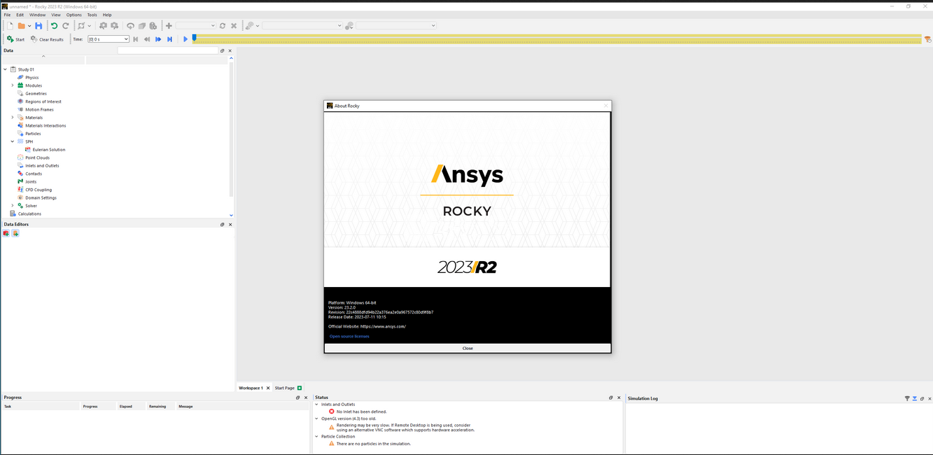 ANSYS Rocky2023破解版|ANSYS Rocky 2023R2 v23.2.0 x64 补丁激活教程-闪电软件园