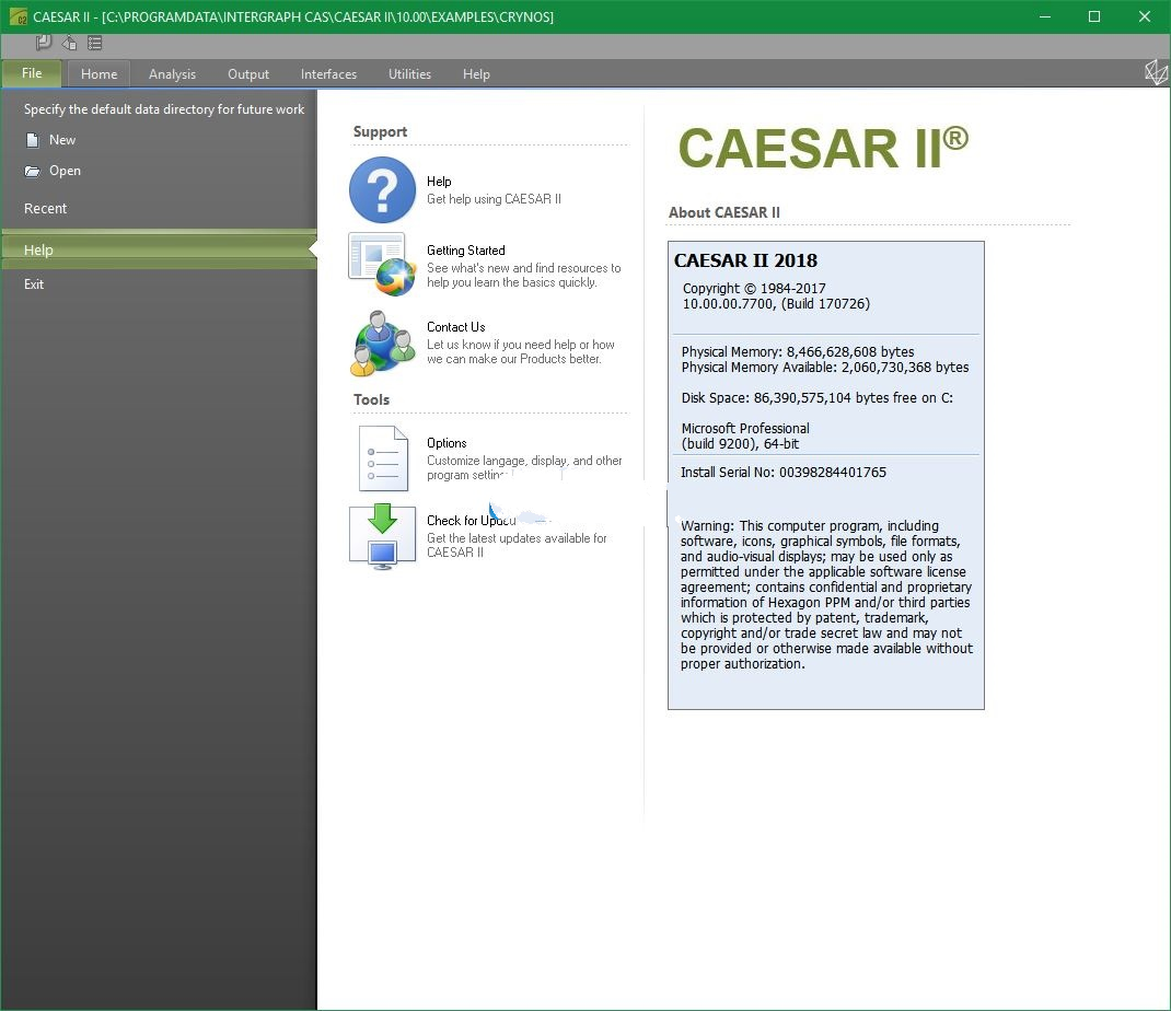 CAESAR II 2018下载|Intergraph CAESAR II 2018破解版 v10.00.00.7700特别版 含补丁激活教程 ...