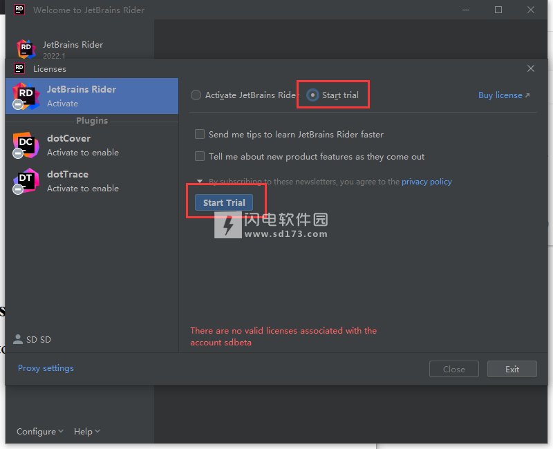 JetBrains Rider 2022破解版下载|JetBrains Rider 2022.3.3 (x64)破解版 含激活教程-闪电软件园